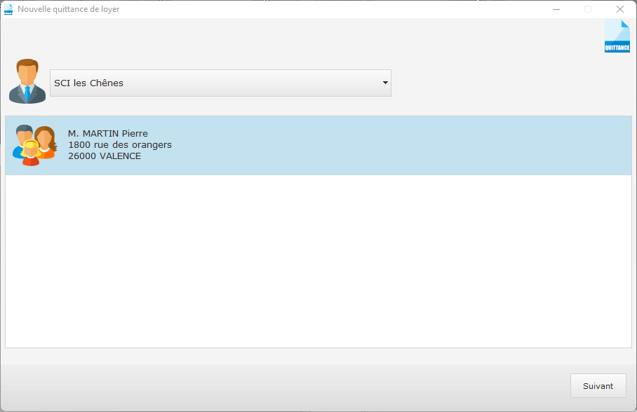 Quittance de loyer - Aide de Quittance Facile v2023